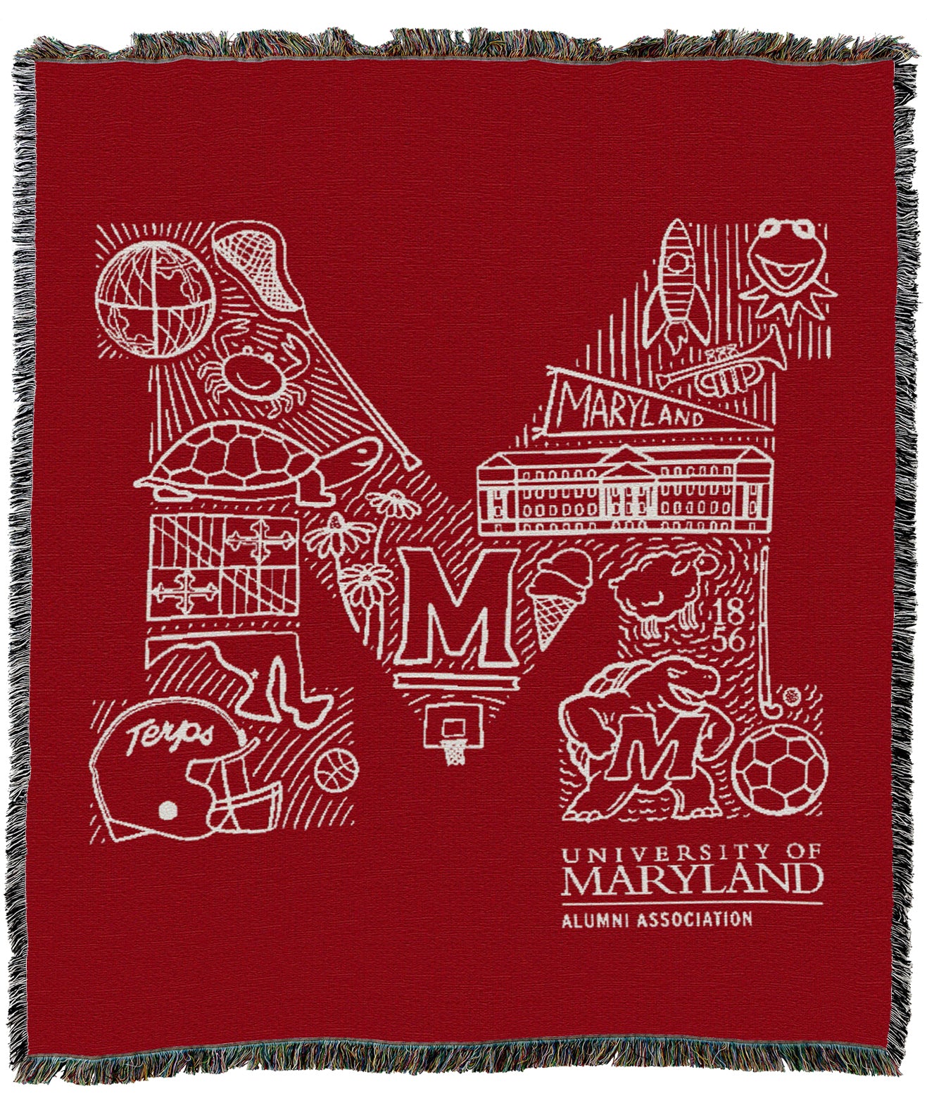 University of Maryland Icon Woven Blanket – Maryland Alumni Store